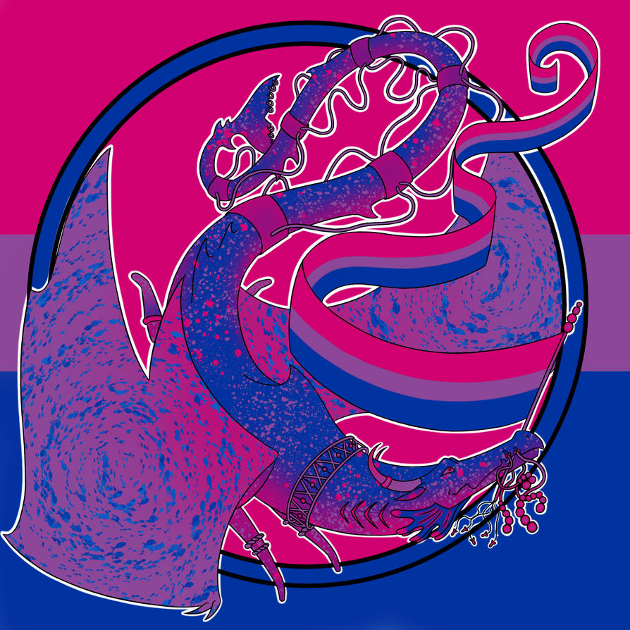 Pride Dragon Bisexual Flag By Imagentivedragon On Deviantart