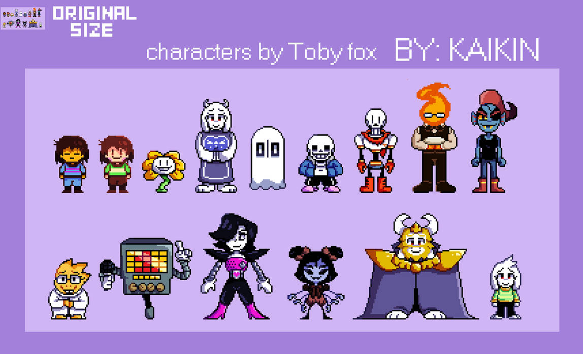 Undertale Overworld Sprites