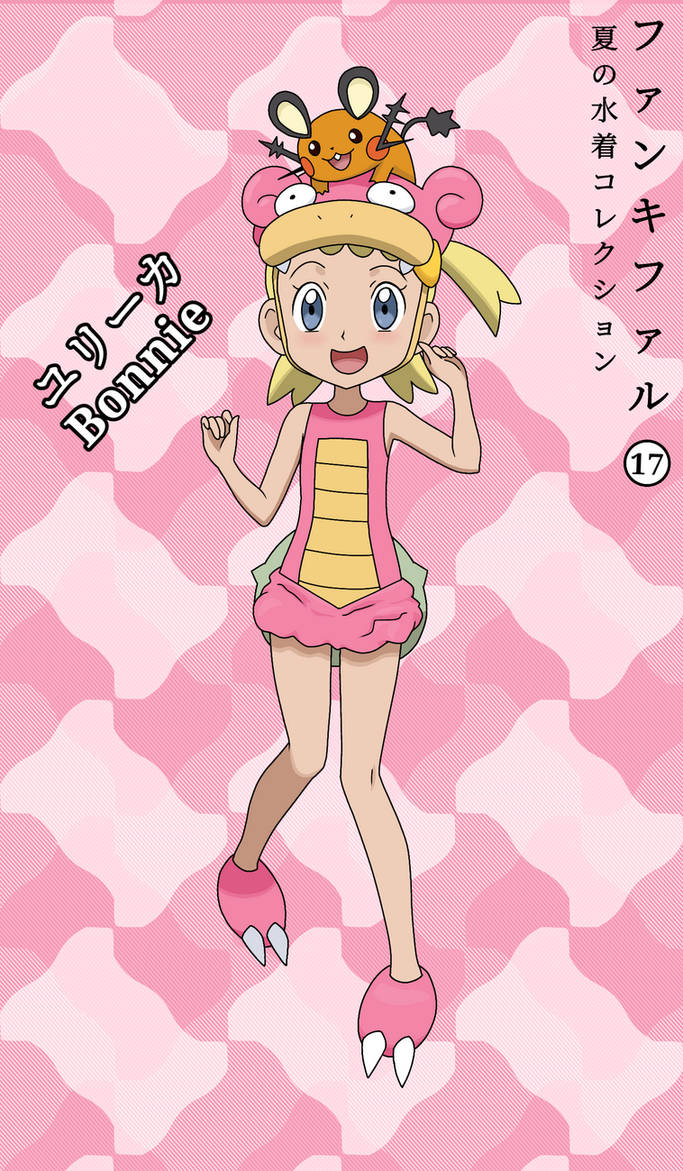 Comm Pokemon Bonnie Slowbro Swimsuit By Fankifalu On Deviantart