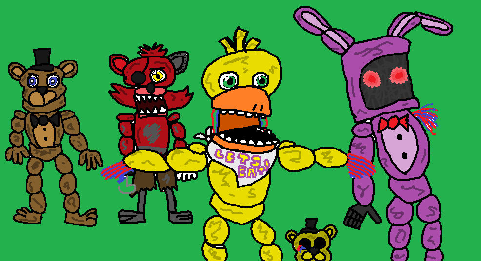 Withered Animatronics By Enderdylan02 On Deviantart