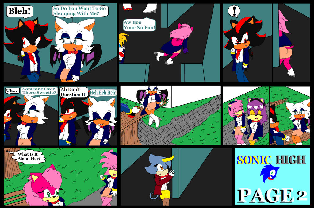 Sonic High Pg 2 By Rosesnpoision On Deviantart