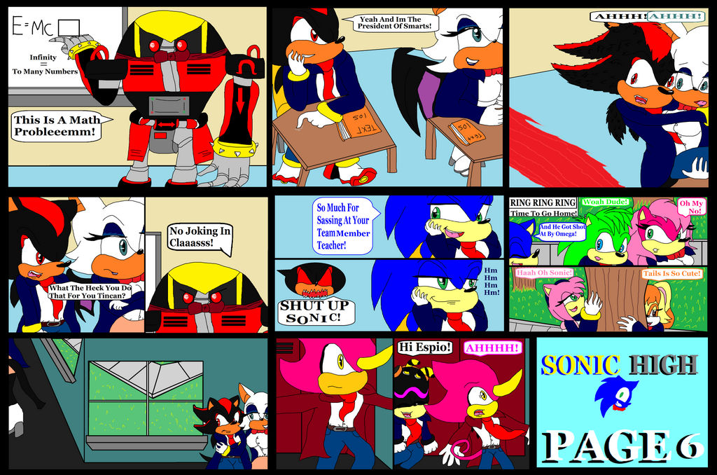 Sonic High Pg 6 By Rosesnpoision On Deviantart