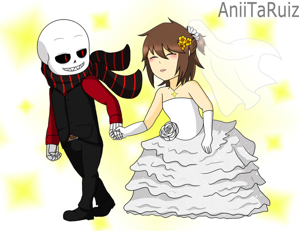 Flowerfell Sans X Frisk By Aniitaruiz On Deviantart