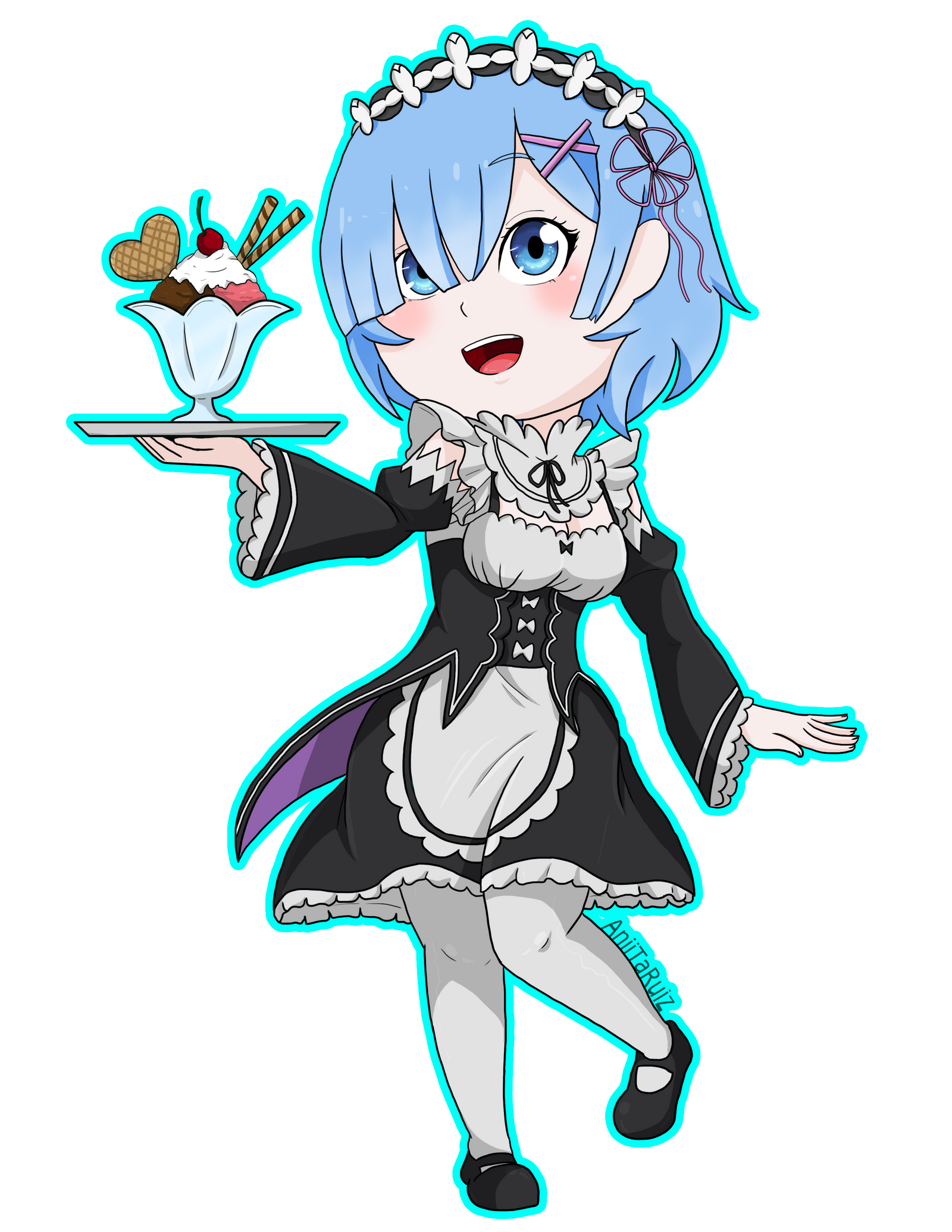 Re Zero Rem By Aniitaruiz On Deviantart