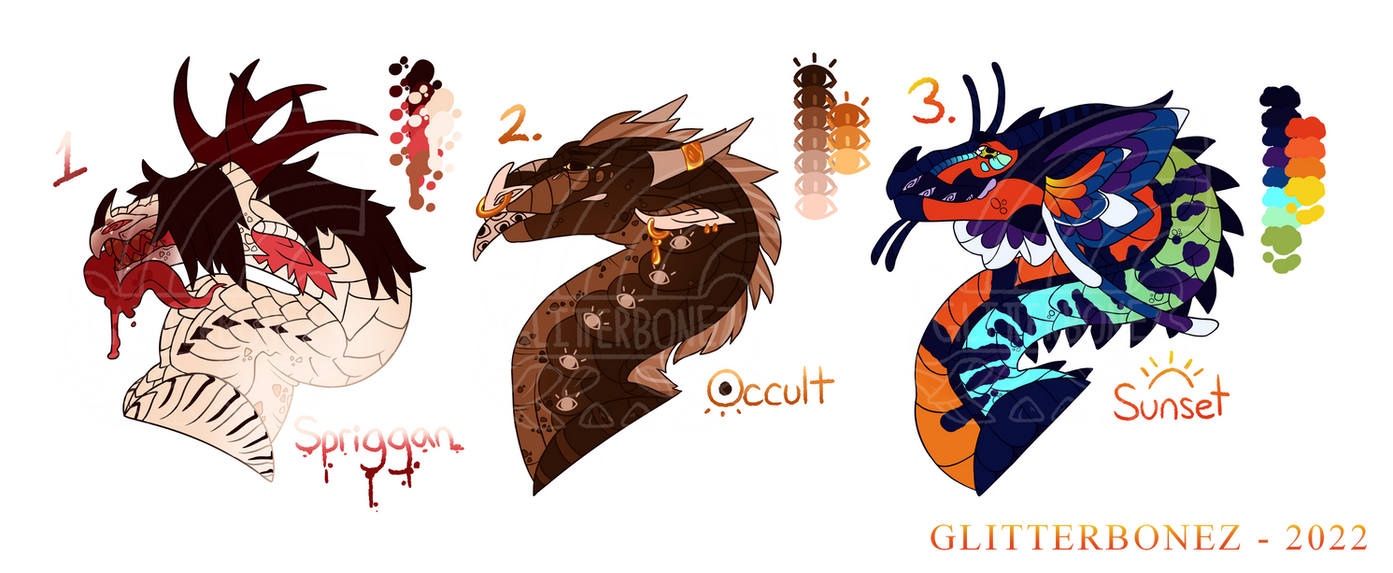 WoF Adopts - OPEN 1/3 by GLITTERBONEZ on DeviantArt WoF Adopts - OPEN 1/3 by GLITTERBONEZ on DeviantArt