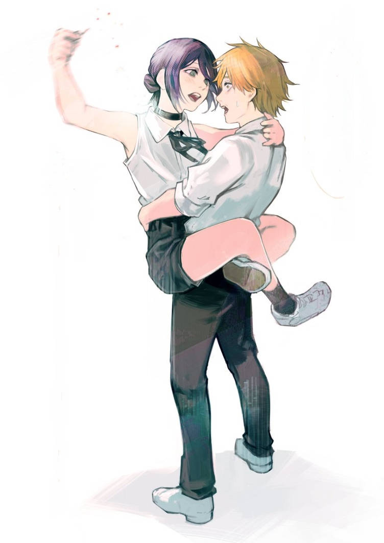 Denji And Reze By Okaliptus93 On Deviantart