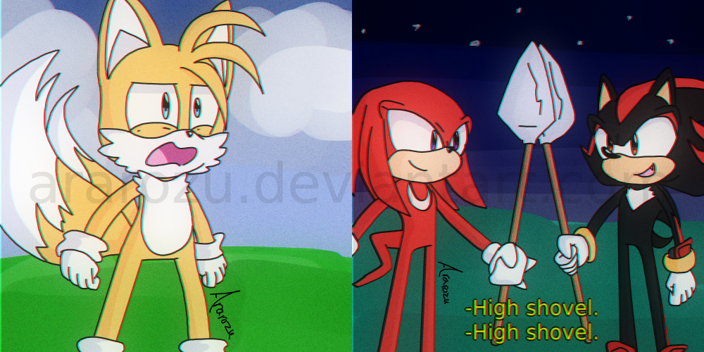 Tails Gets Trolled Redraws By Ararozu On Deviantart