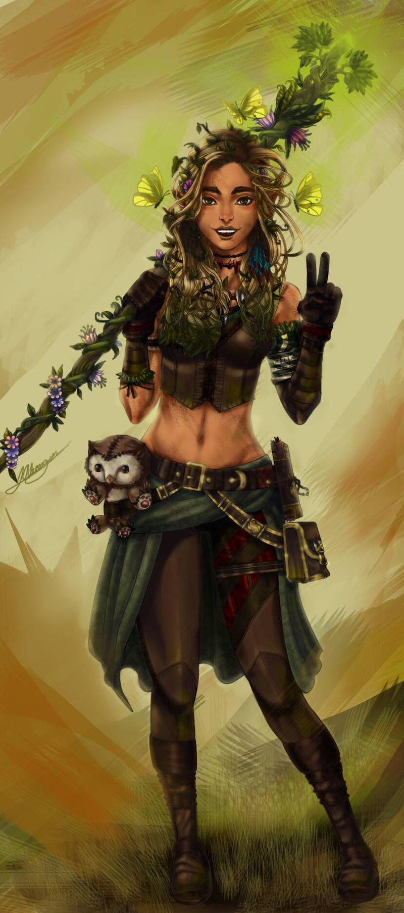 Sivani the wood elf druid by 12345t67 on DeviantArt Sivani the wood elf druid by 12345t67 on DeviantArt