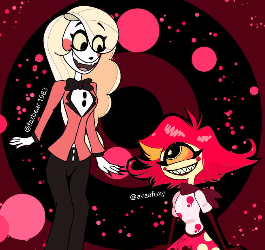 Hazbin Hotel Charlie And Nifty Art Collab By Fnafcontinued On Deviantart