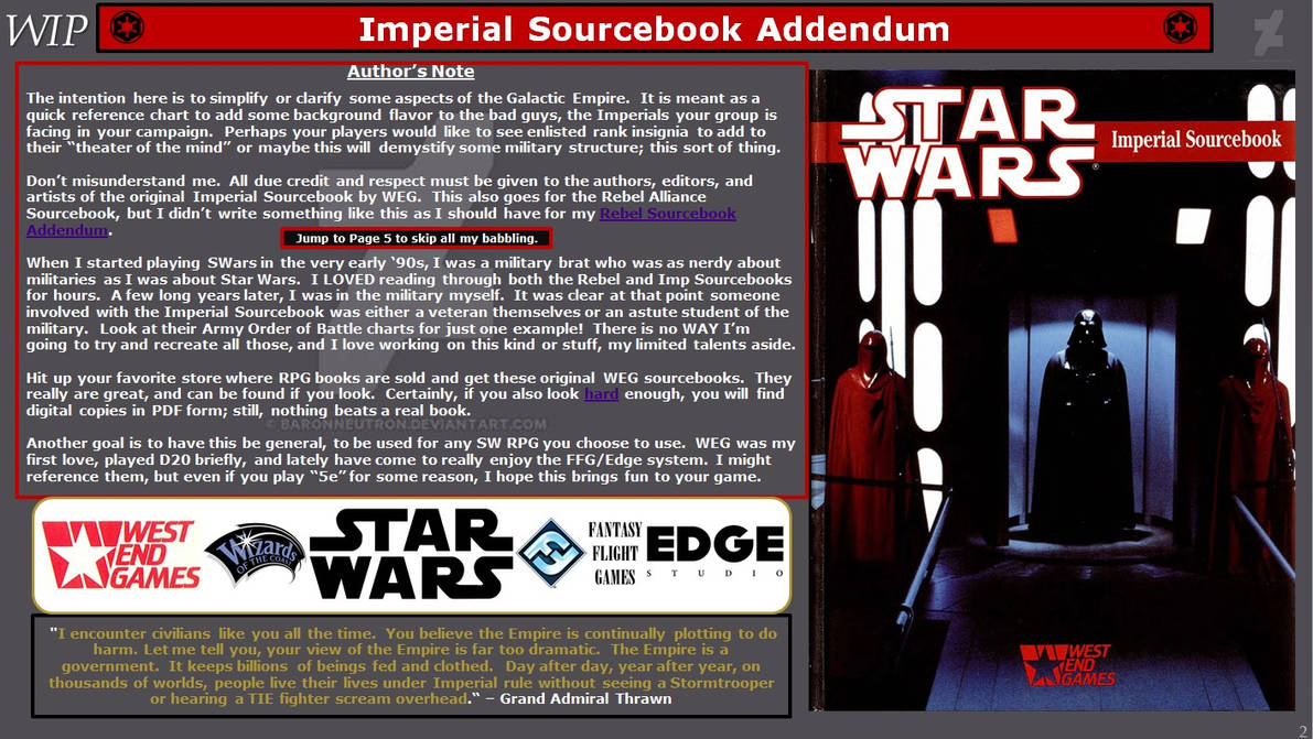 Imperial Sourcebook Addendum-WIP p02 by BaronNeutron on DeviantArt Imperial Sourcebook Addendum-WIP p02 by BaronNeutron on DeviantArt