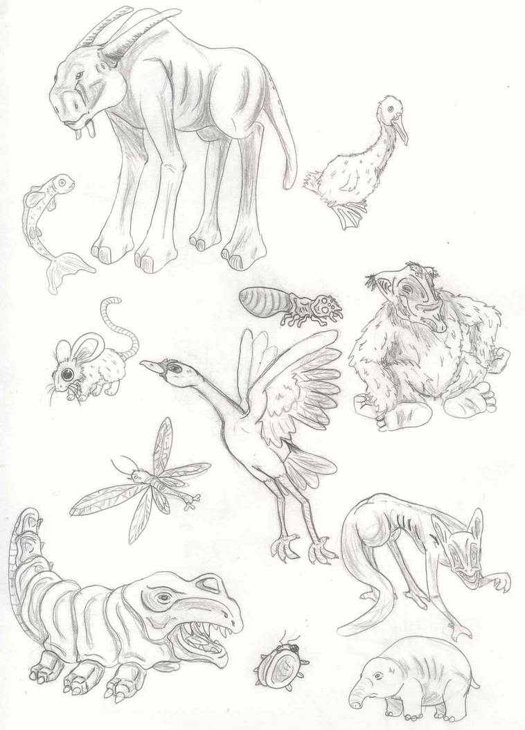 created beasts by puka23 on DeviantArt