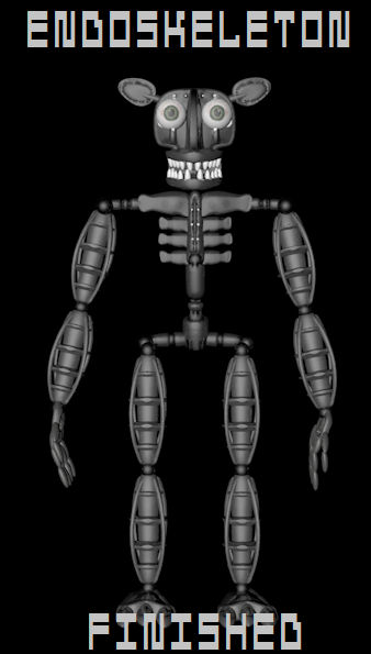 Endoskeleton (FNAF2) Finished by FNAFfanITSME on DeviantArt Endoskeleton (FNAF2) Finished by FNAFfanITSME on DeviantArt
