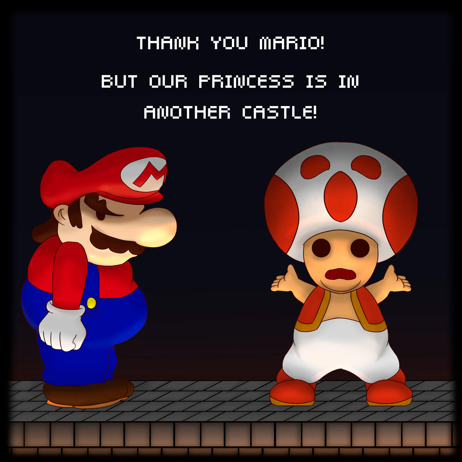 Wip Thank You Mario By Eisenherztheone On Deviantart