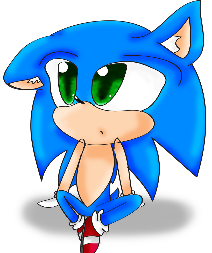 Chibi Sonic By Shadaily On Deviantart