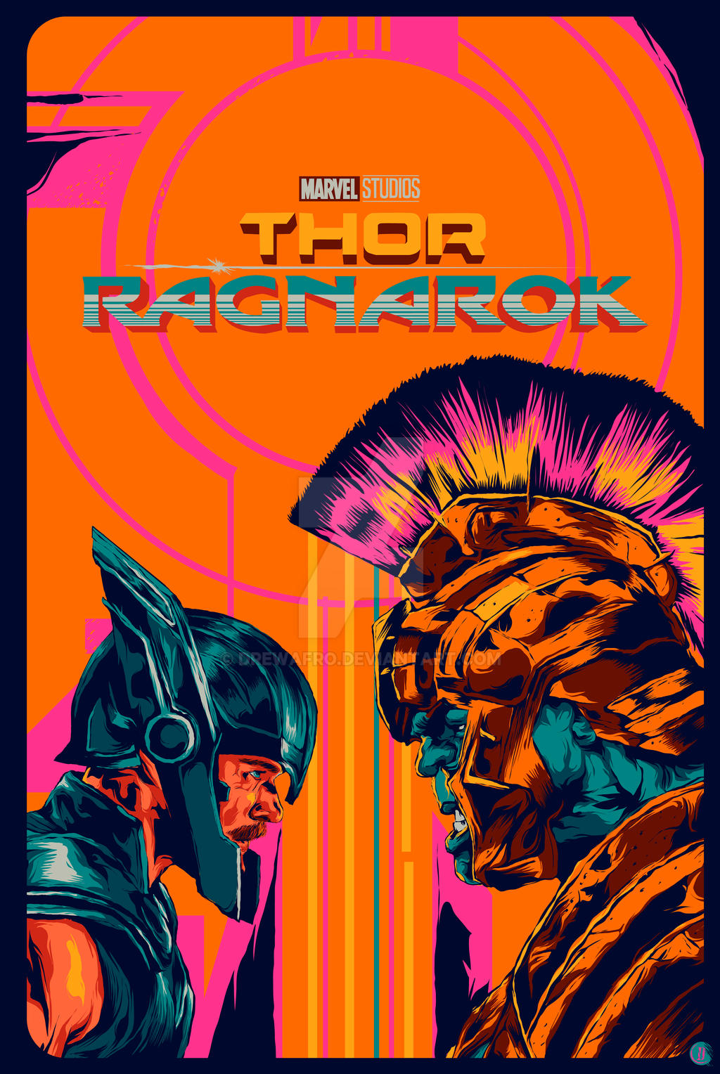 Thor Ragnarok By Drewafro On Deviantart