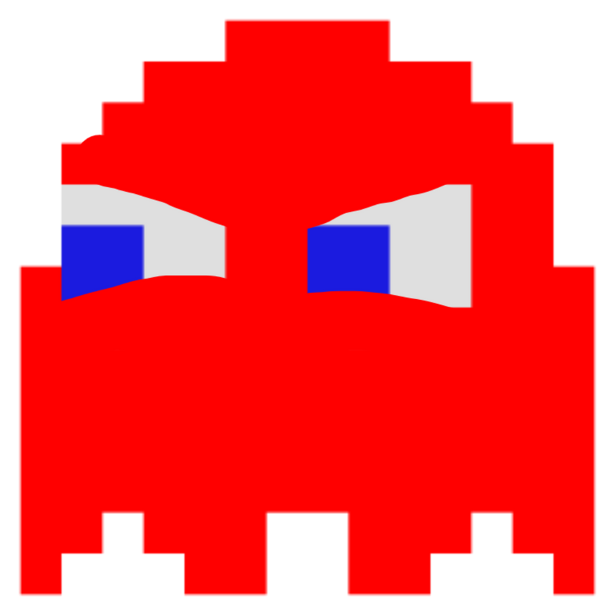 Pac Man Angry Blinky 8 Bits By Stevenracecars On Deviantart