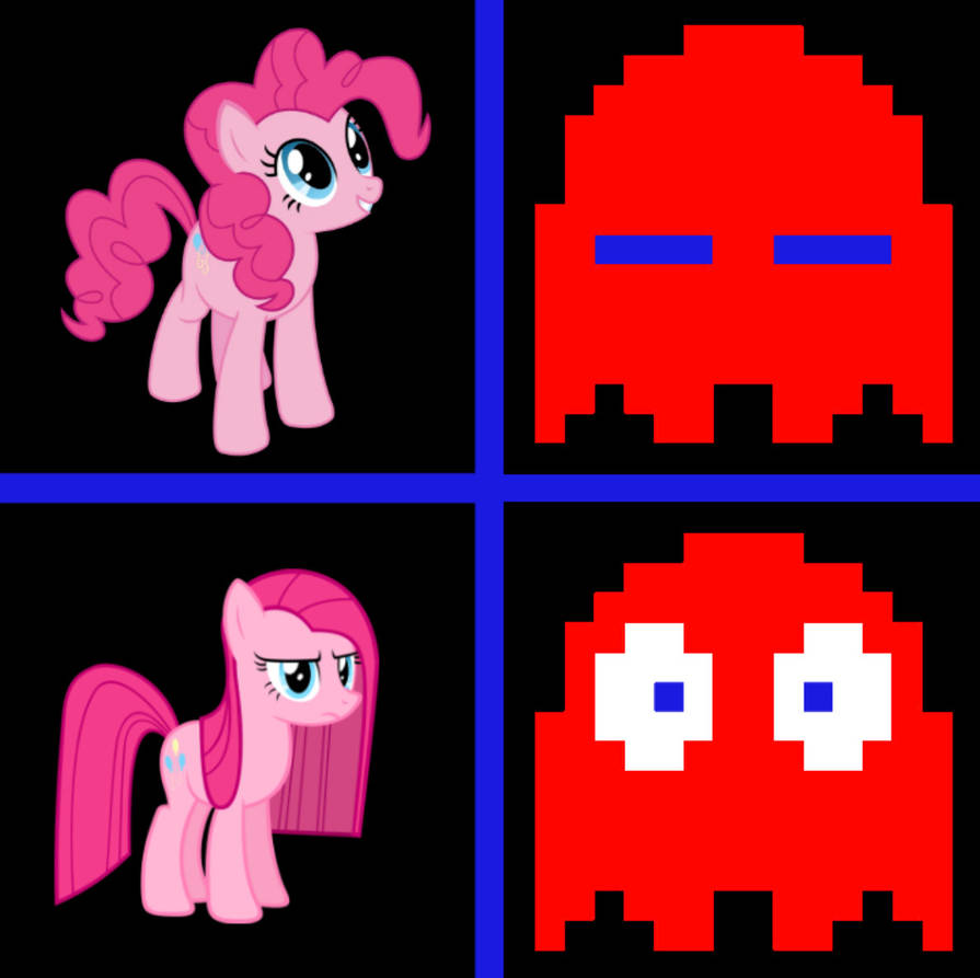 Pac Man Blinky Hates Pinkamena By Stevenracecars On Deviantart