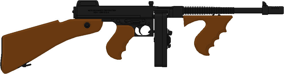 Thompson Submachine Gun By Hybrid55555 On Deviantart
