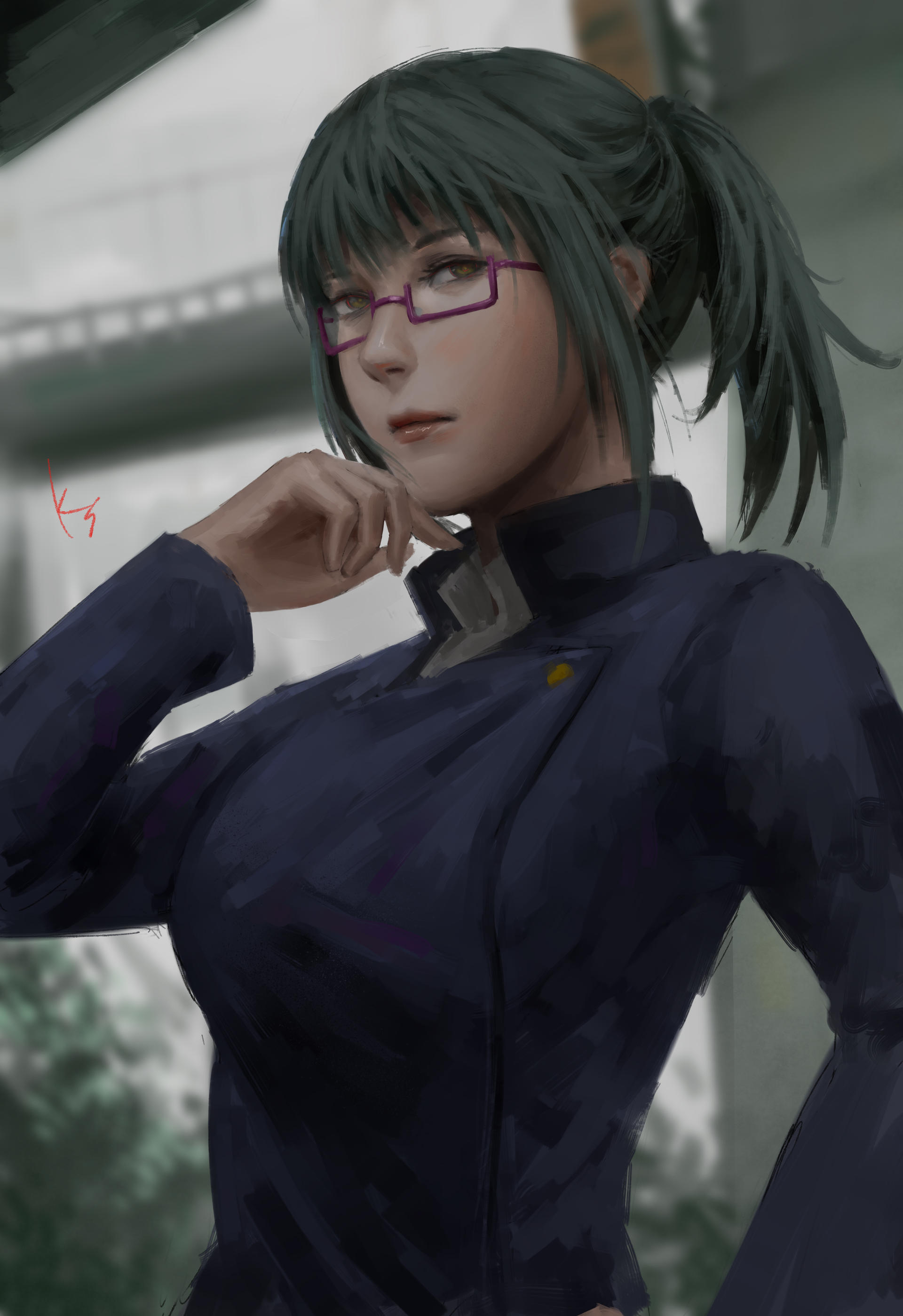Maki Zenin Jujutsu Kaisen By Katohhiki On Deviantart