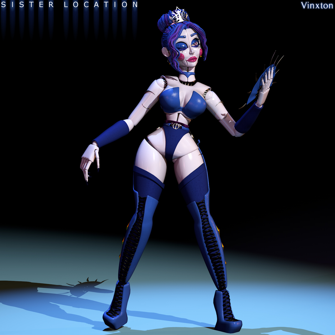 C4d Stylized Ballora By The Structure On Deviantart