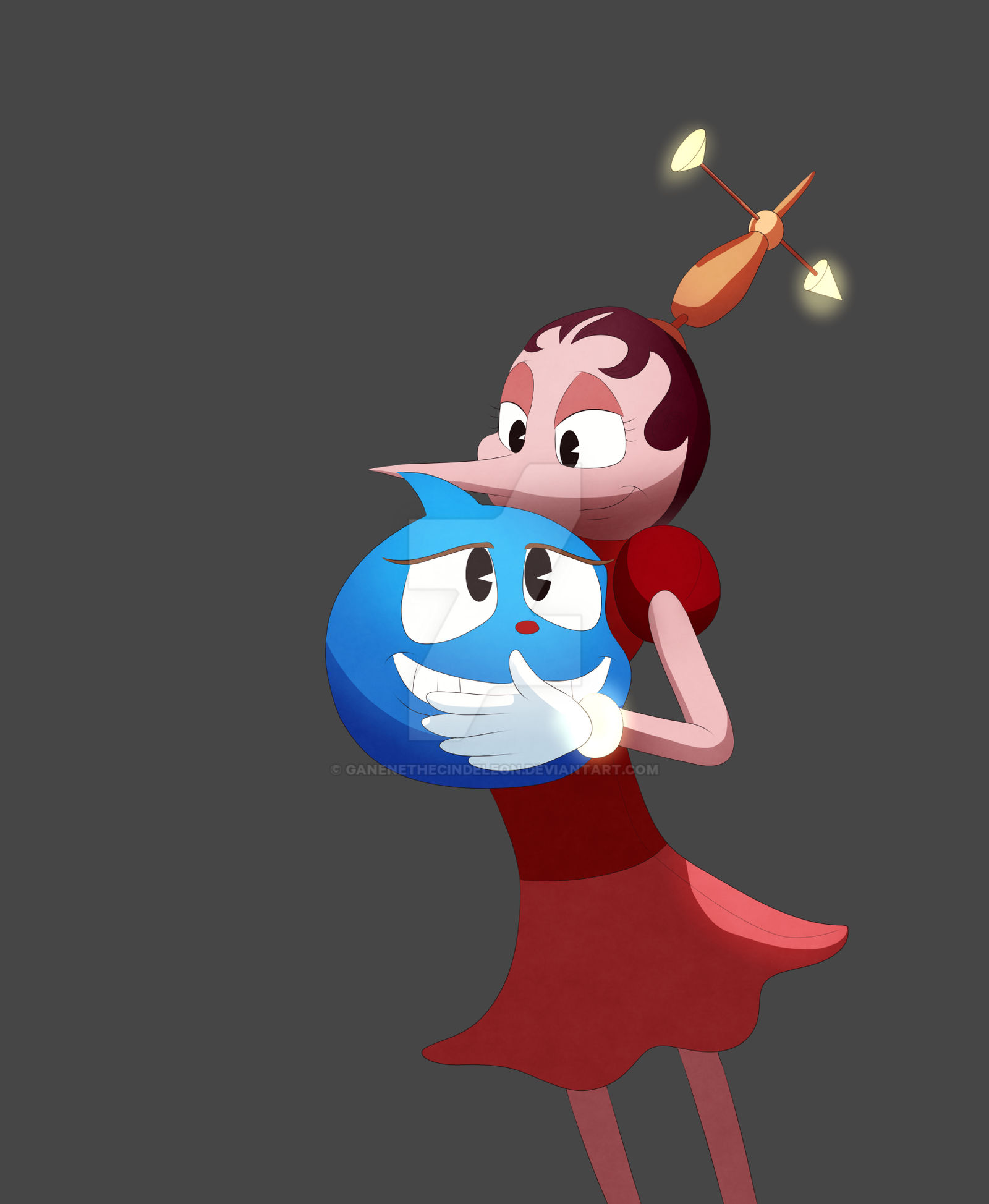 Hilda Burg X Goopy Le Grande By Ganenethecindeleon On Deviantart