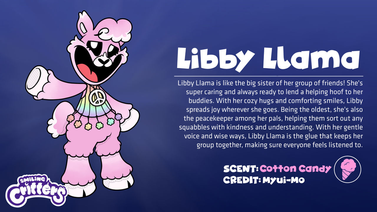 Libby Llama (Smiling Critters oc) by MYUI-MO on DeviantArt Libby Llama (Smiling Critters oc) by MYUI-MO on DeviantArt