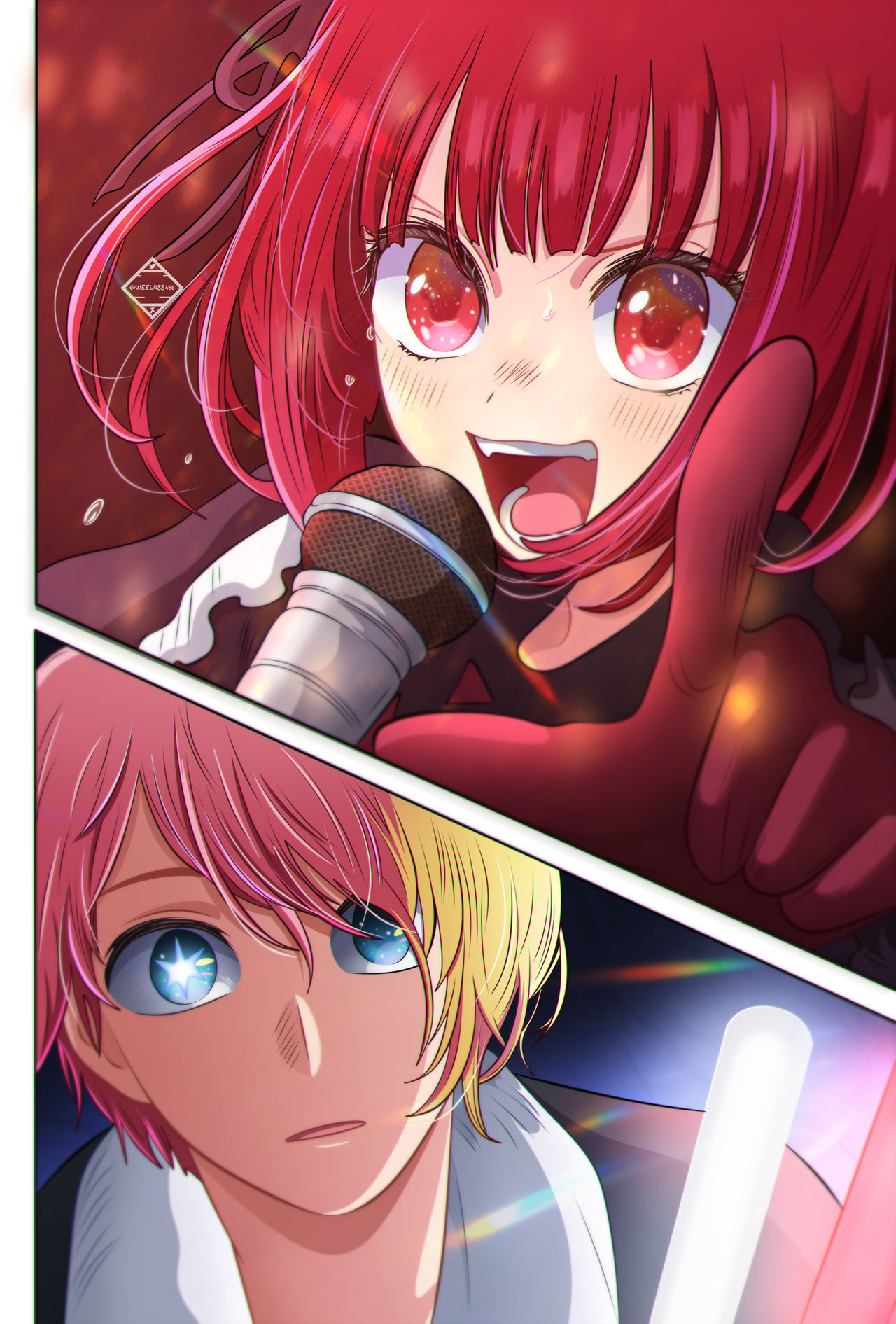 Oshi No Ko Kana Y Aqua By Weelass468 On Deviantart