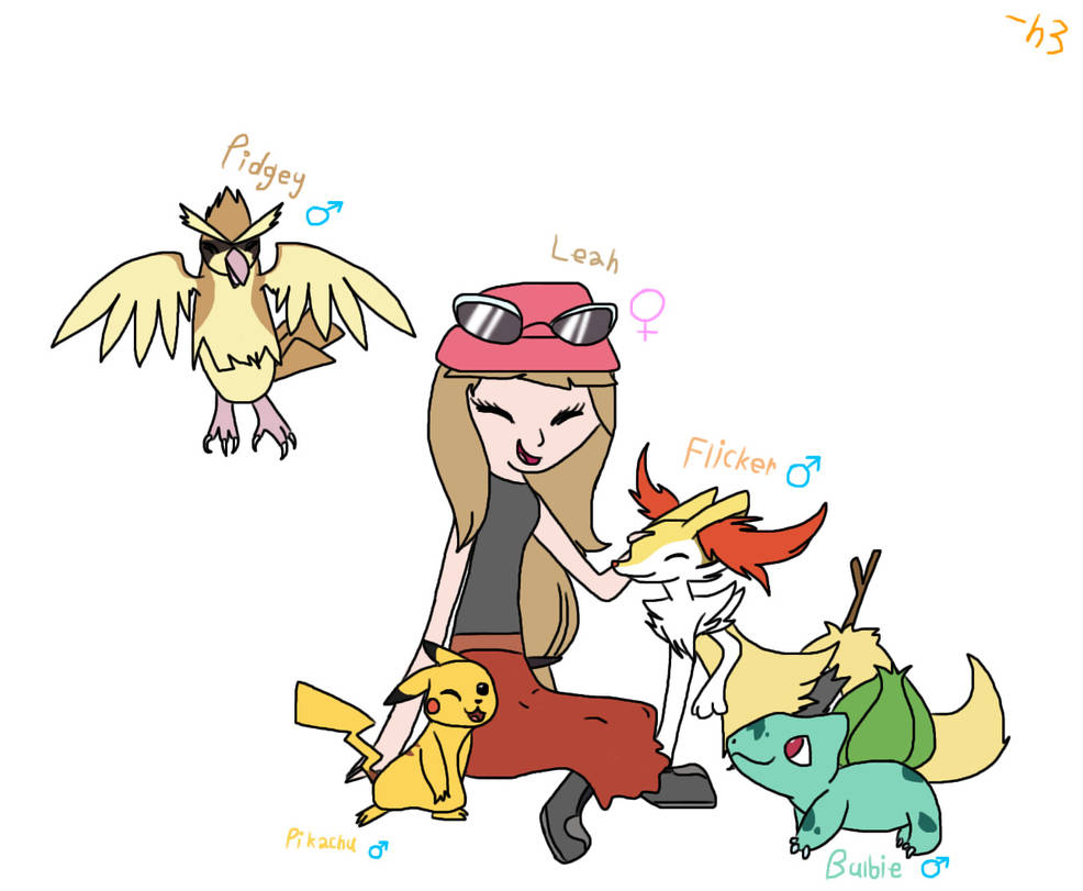 My Pokemon X Team~ By Helkie Three On Deviantart