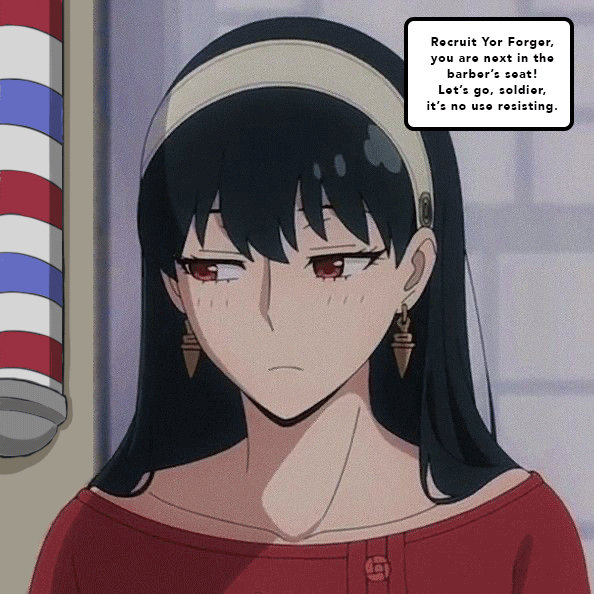 Yor Forger Is Shaved For Military Service Edit By Danielwartist On Deviantart