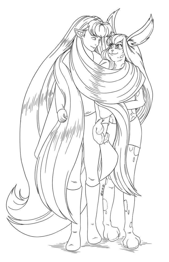 Giovanni Dates A Long Haired Beauty Lineart By Danielwartist On