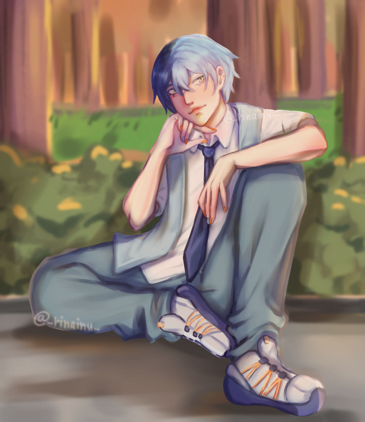 Toya Aoyagi Fanart By Rinainu On Deviantart