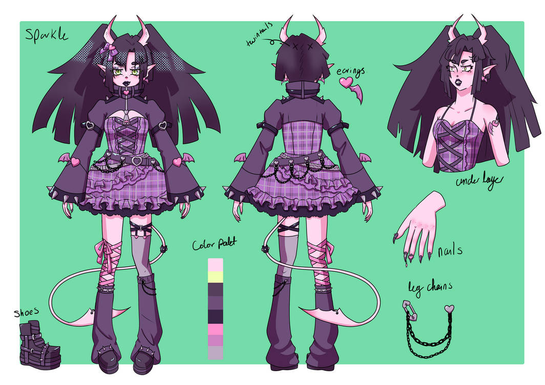 Sparkel Character sheet (revamp) by lavenderalchemy on DeviantArt Sparkel Character sheet (revamp) by lavenderalchemy on DeviantArt