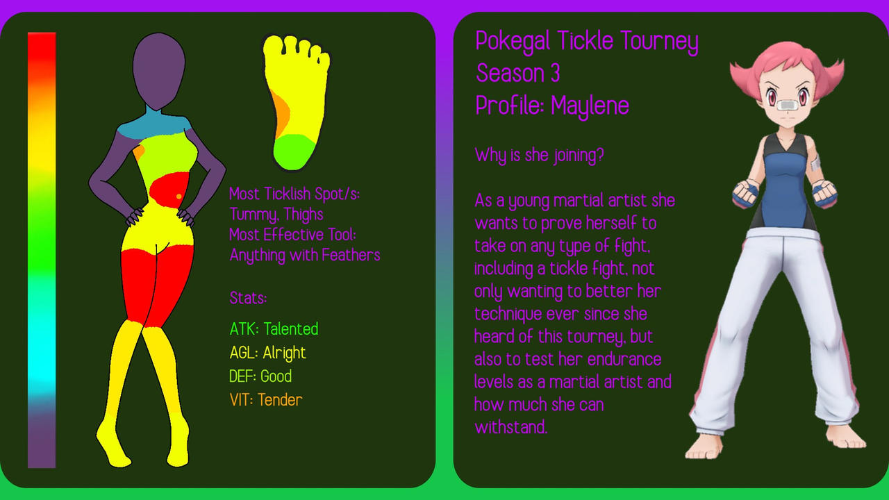 Maylene Tickle Tourney Stats By Ticklingoccured On Deviantart