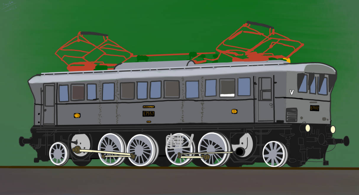 Drg Class E 75 E7557 By Theamtrakguy160 On Deviantart