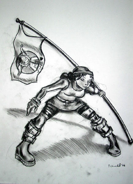 Kas and the Flag by senkir on DeviantArt