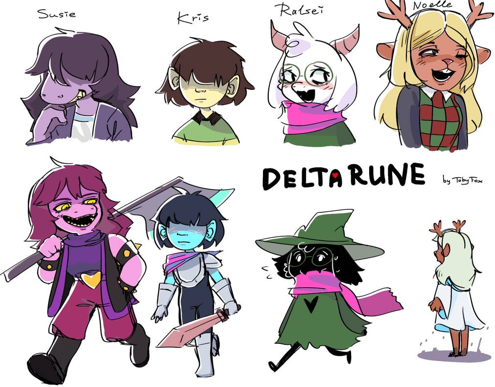 Deltarune Susie Kris Ralsei Noelle by SoniKov on DeviantArt Deltarune Susie Kris Ralsei Noelle by SoniKov on DeviantArt