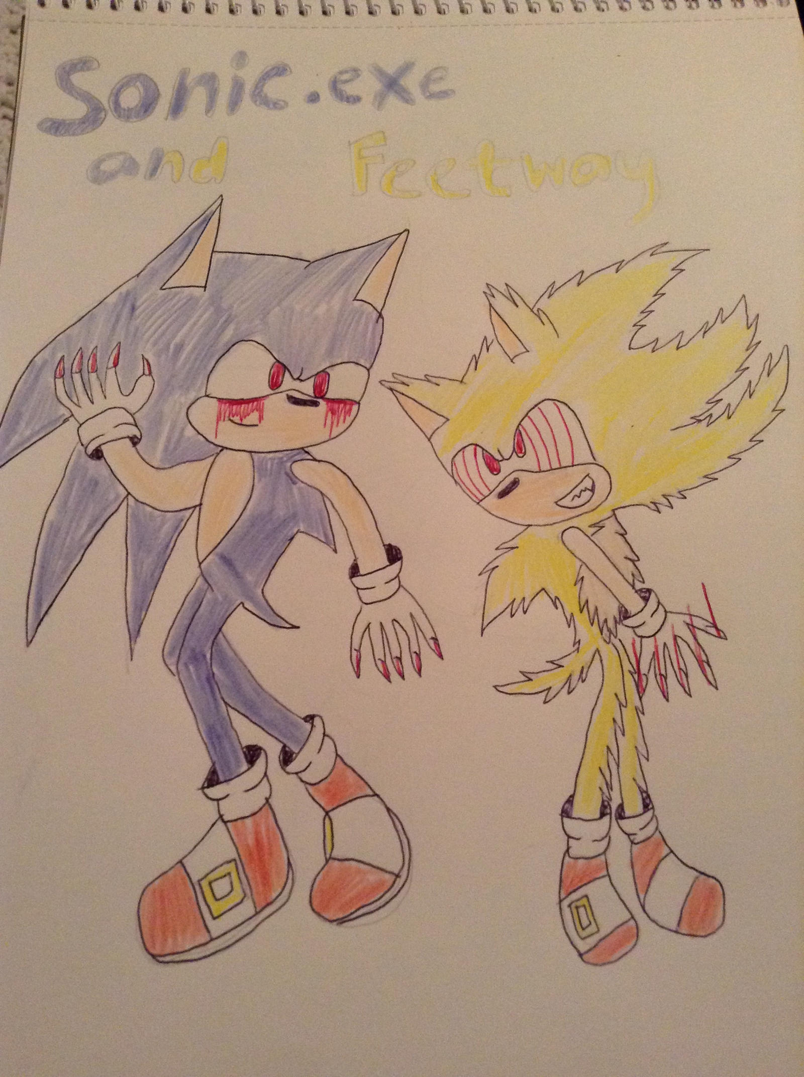 Sonicexe And Fleetway By Systxm X On Deviantart