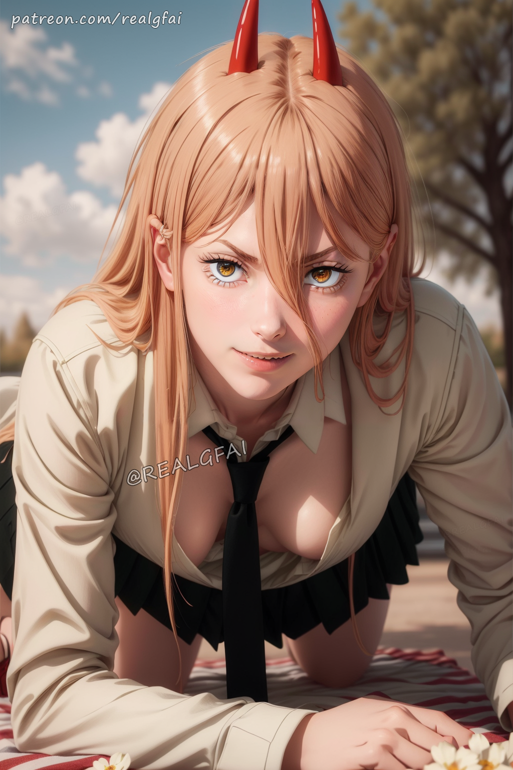 Power Chainsaw Man 2v By Realgfai On Deviantart