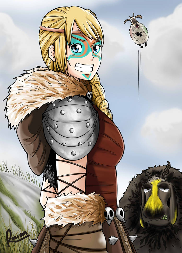 Astrid In Dragon Racing By Raian Kun On Deviantart
