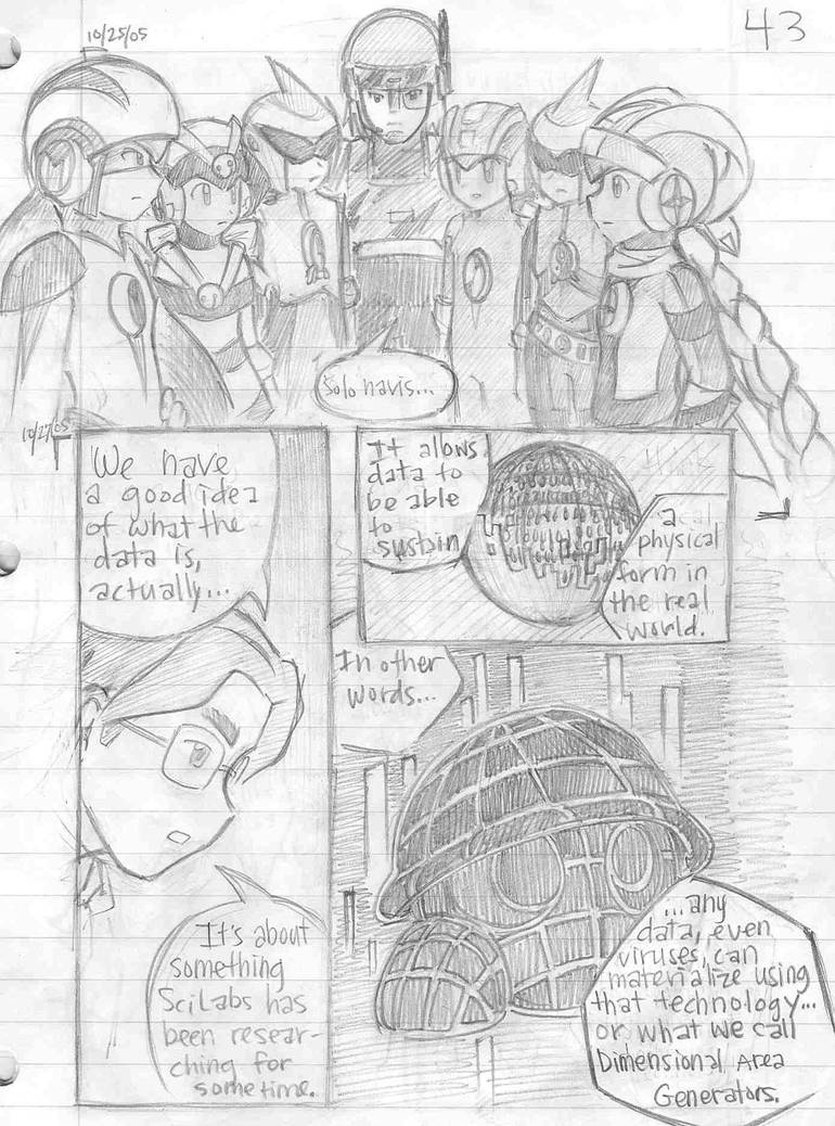 MMBN comic page43 by Allelementalfaerie on DeviantArt