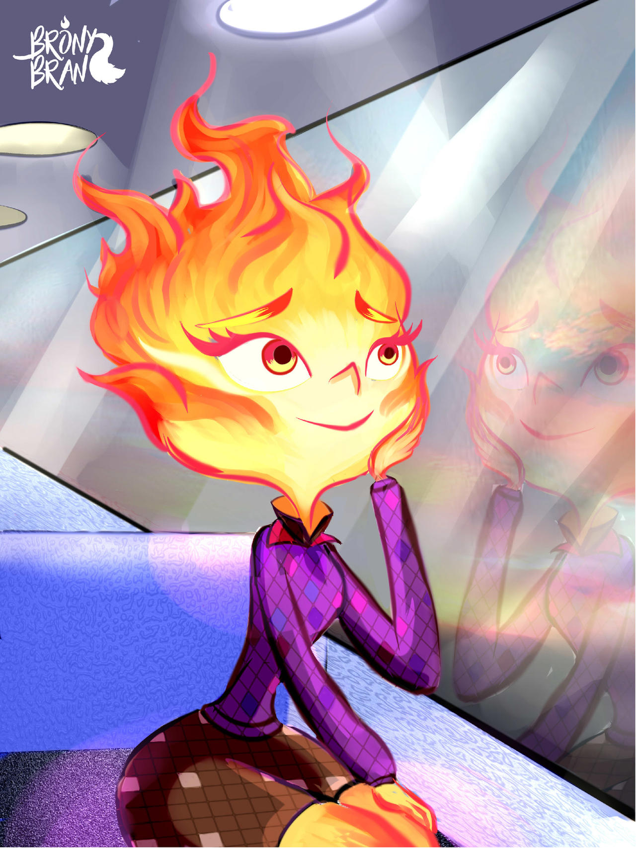 Ember Lumen In The Train By Bronybran On Deviantart