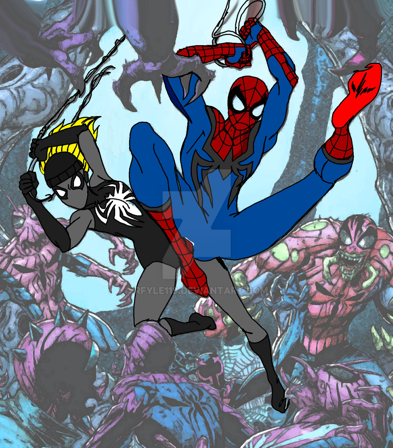 Arachnid Girl And Spider Robert By Rfyle119 On Deviantart