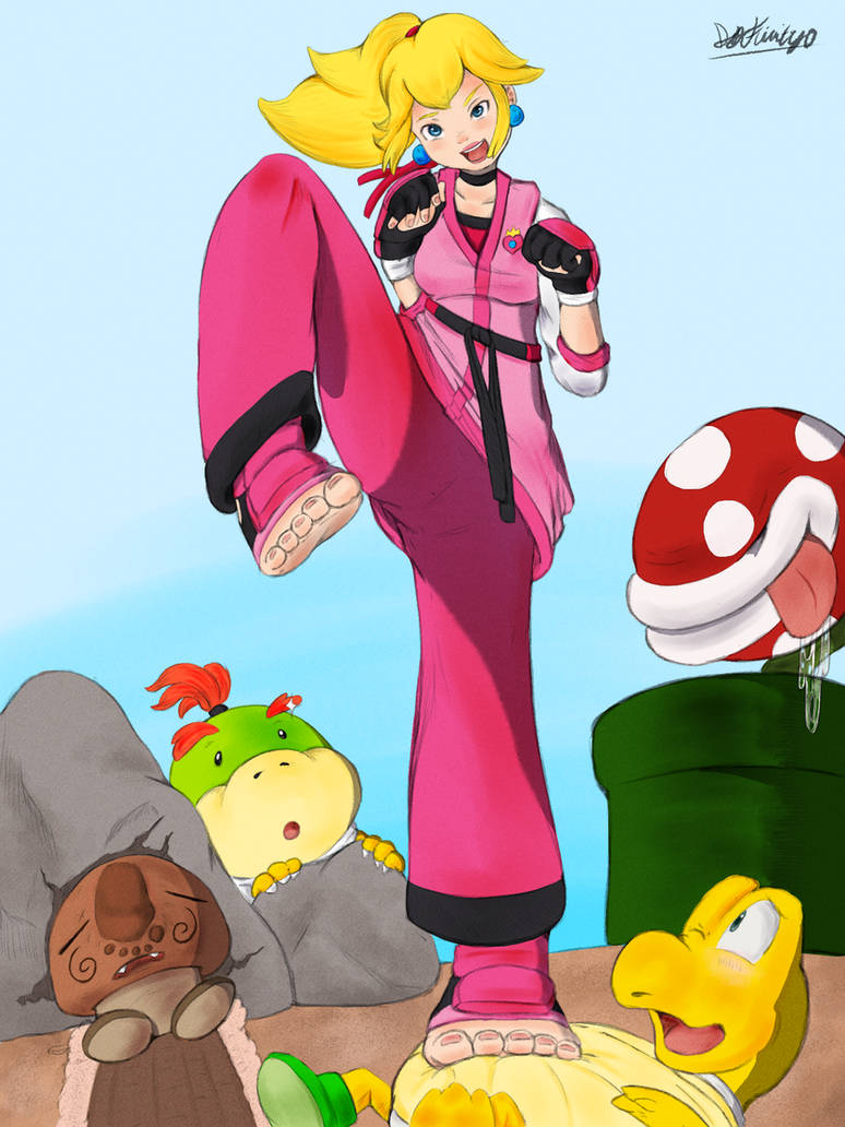 Karate Peach By Dafinity0 On Deviantart