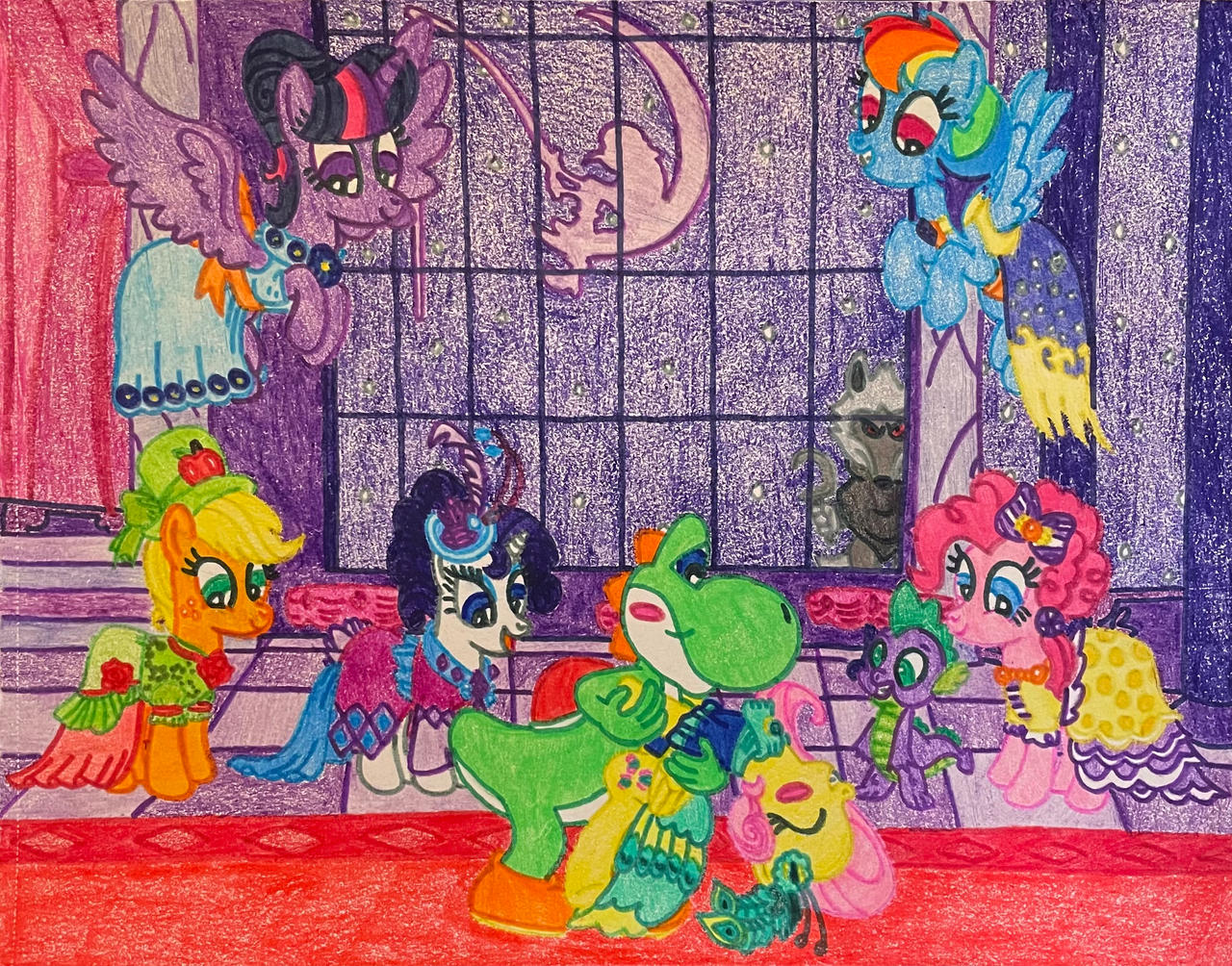 Yoshi X Fluttershy Romantic Dance By Justinvaldecanas On Deviantart