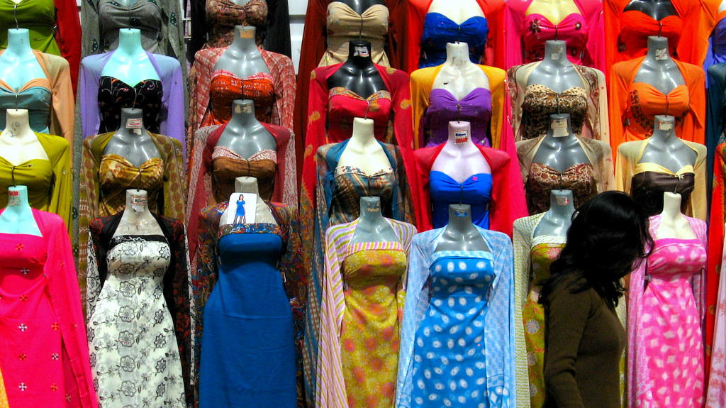 Many sarees and a modern woman by SloganMurugan on DeviantArt