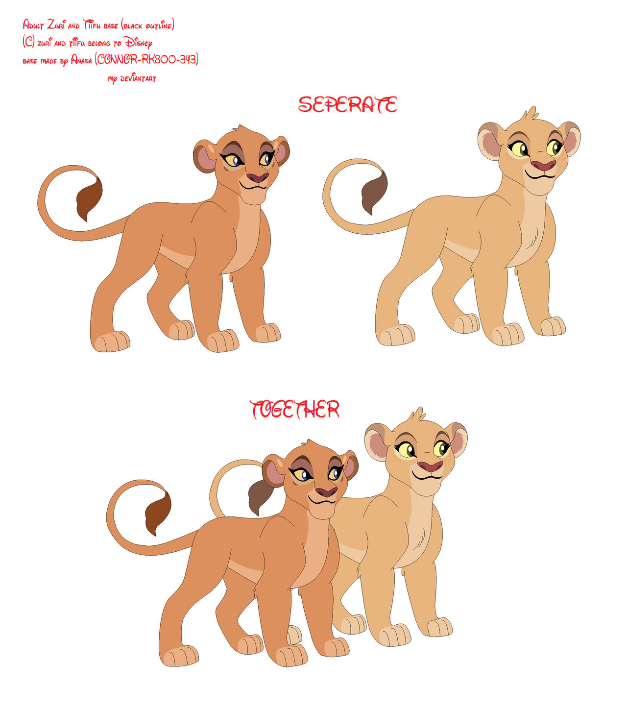Adult Zuri And Tiifu Base By Connor Rk800 343 On Deviantart