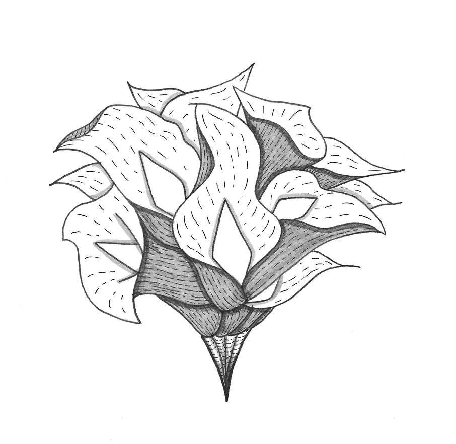 Inktober 2022 Day 6 - Bouquet by Kalancholic on DeviantArt Inktober 2022 Day 6 - Bouquet by Kalancholic on DeviantArt