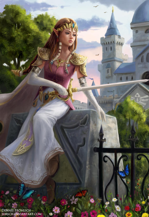 Princess Zelda By Jorsch On Deviantart