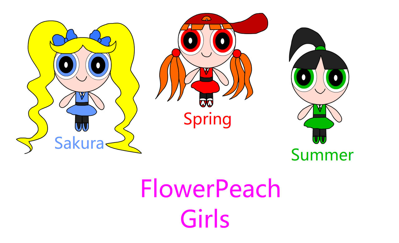 Flowerpeach Girls By Vinaxiuzhen On Deviantart