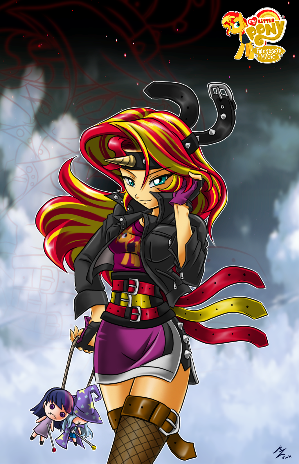 Fan Sunset Shimmer By Mauroz On Deviantart